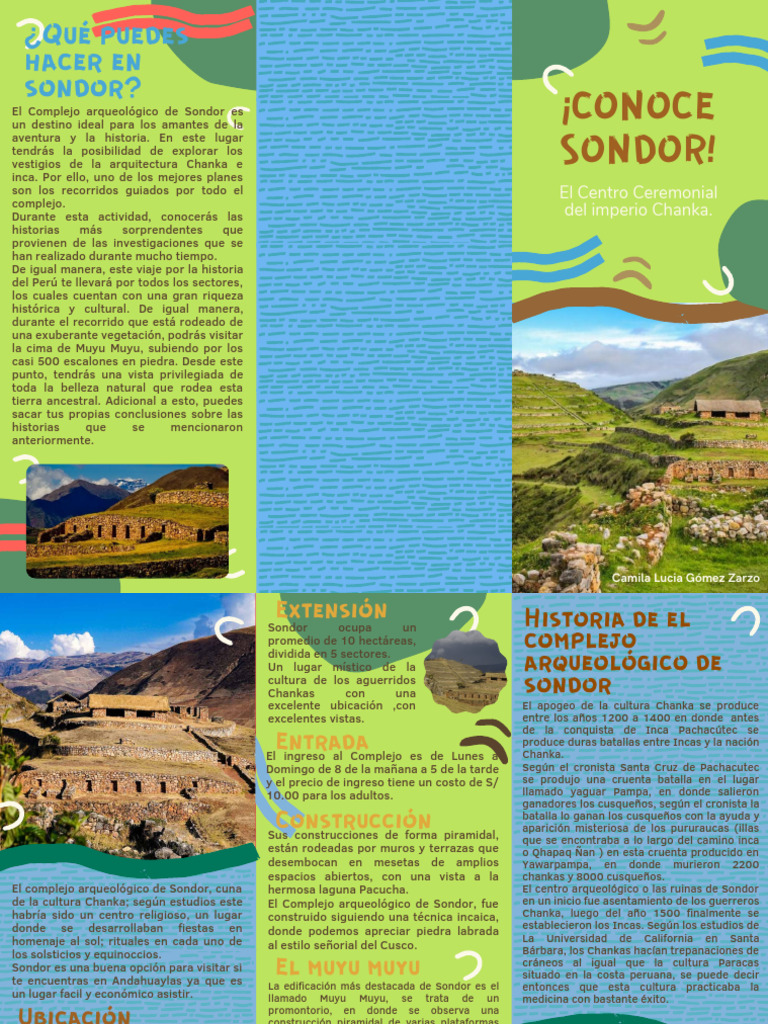 Tríptico Sondor | PDF | Imperio Inca | Andes