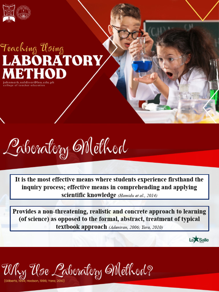 Teaching Using Laboratory Method | PDF | Inquiry Based Learning | Experiment