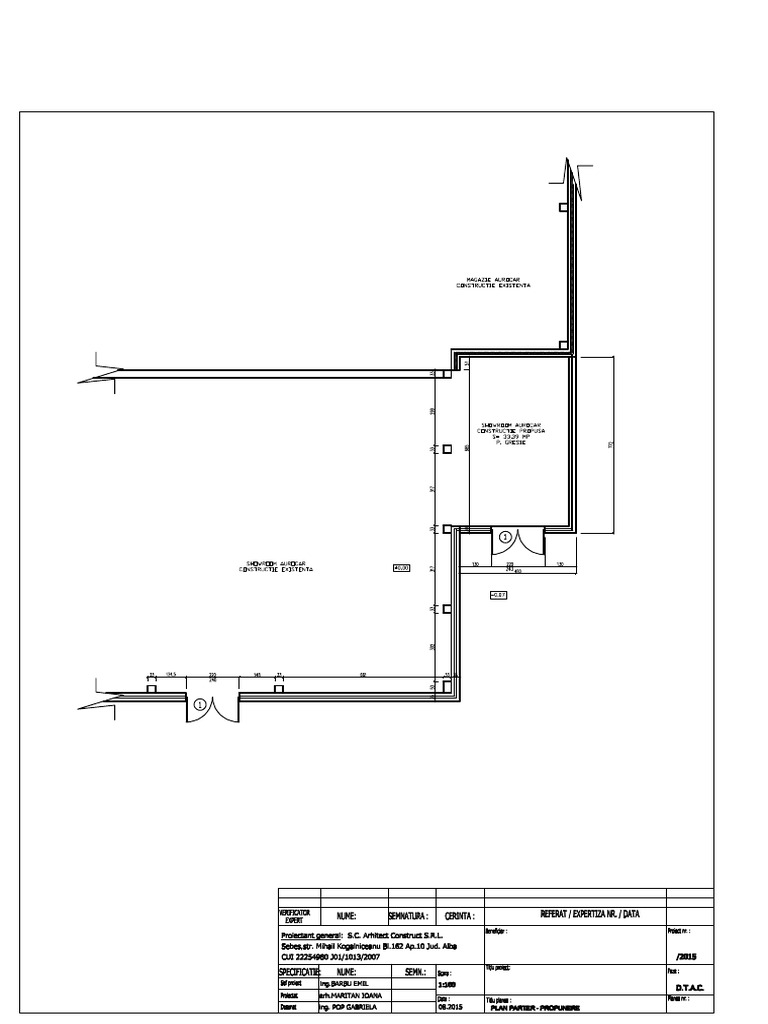 Plan Parter - Propunere | PDF