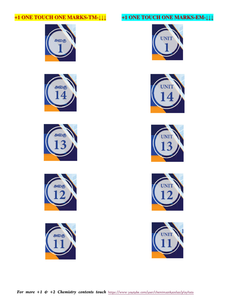 11th ONE TOUCH ONE MARKS | PDF