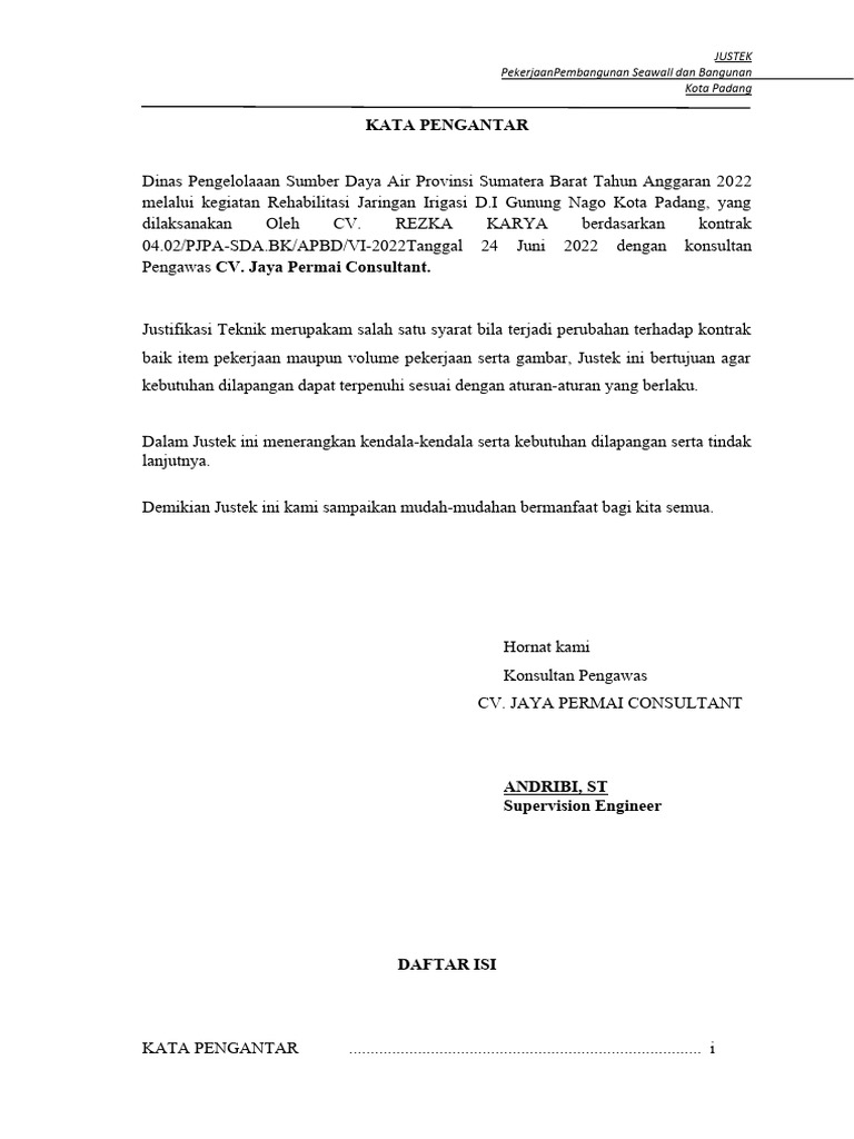 Justek Seawall PAM | PDF