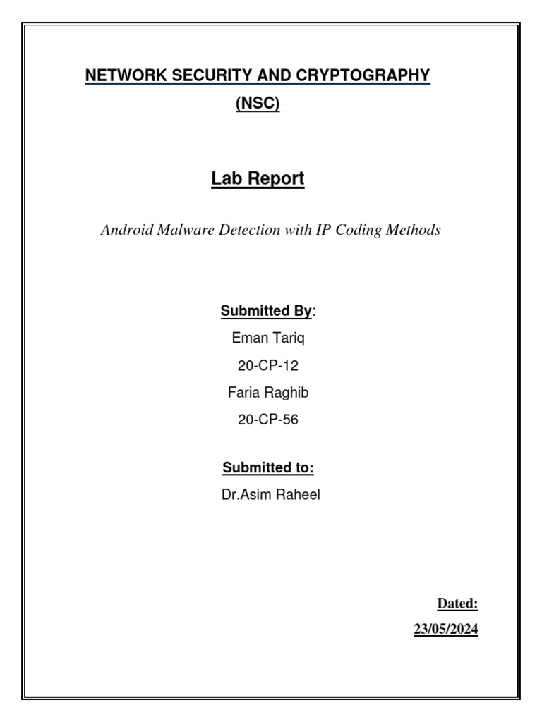 Android Malware Detection With Different IP Coding Methods | PDF ... Android Malware Detection With Different IP Coding Methods | PDF ...