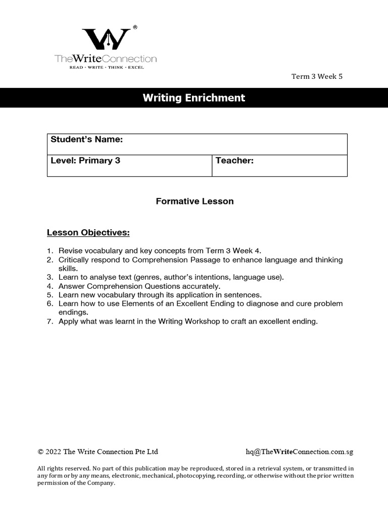 Worksheets Week 5 | PDF | Animals And Humans