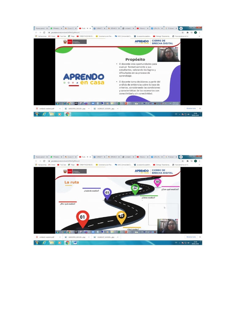 Evaluacion Formativa Del Video Pdf