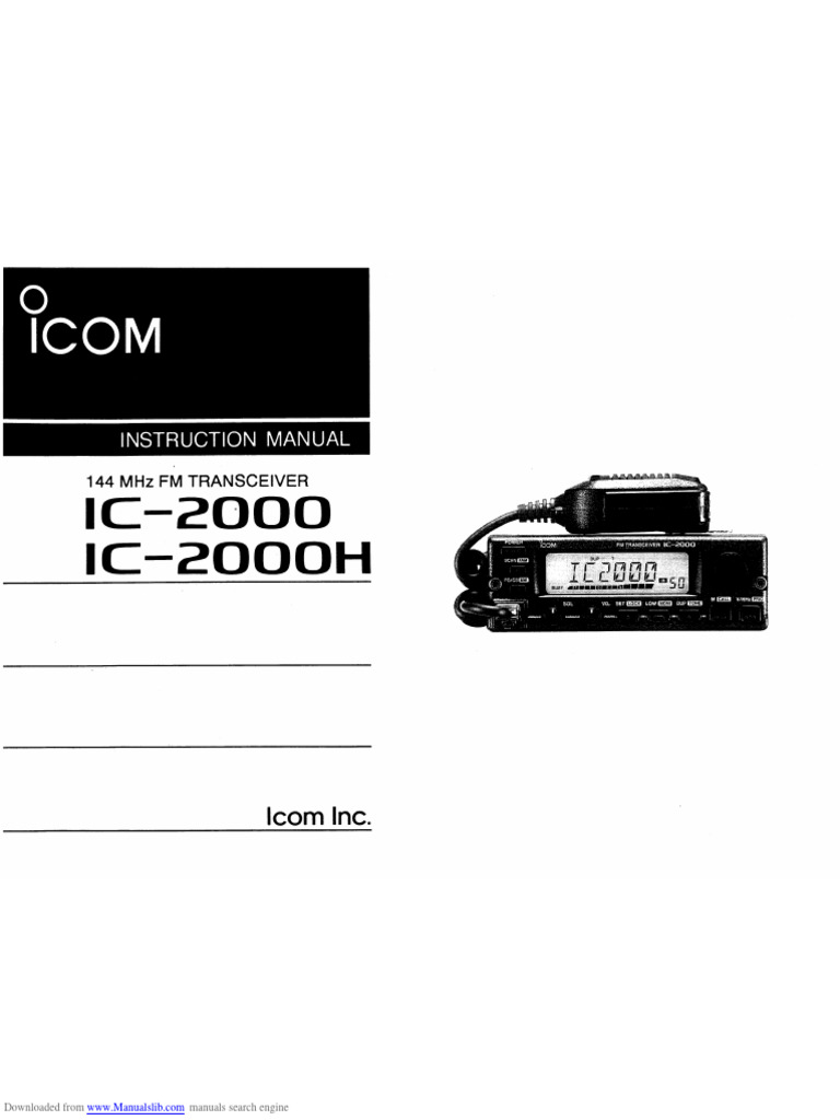 Manual de Serviço Ic2000 | PDF | Internet Search | Internet Search Engines