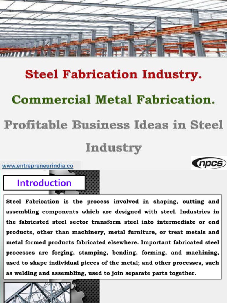 Steel Fabrication Industry 137656013 | PDF