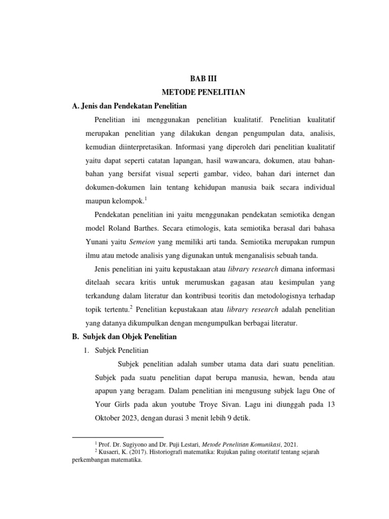 Bab Iii Metopen | PDF