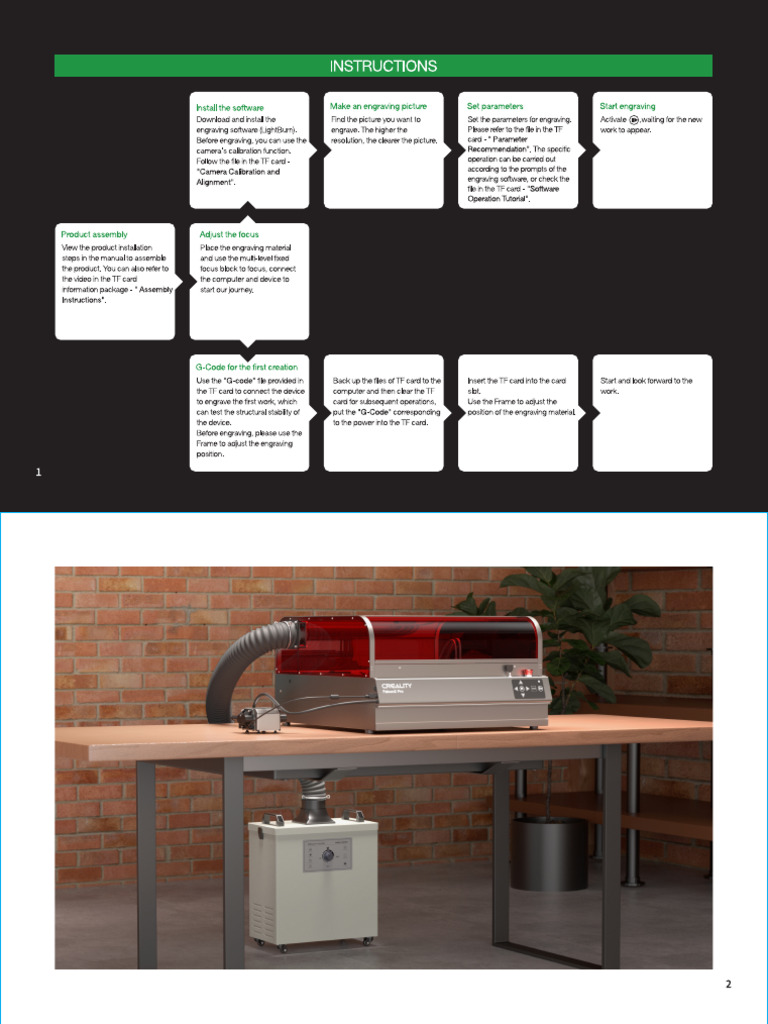 Creality Falcon2 Pro - English | PDF