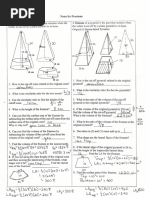 Volume Calculations for Frustums | PDF | Volume | Geometric Objects