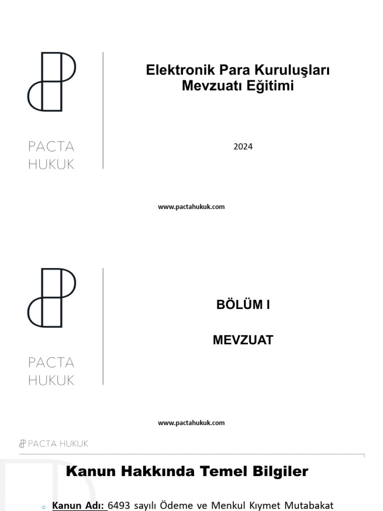 Elektronik para Mevzuat E Itim Sunumu 1709105335 | PDF