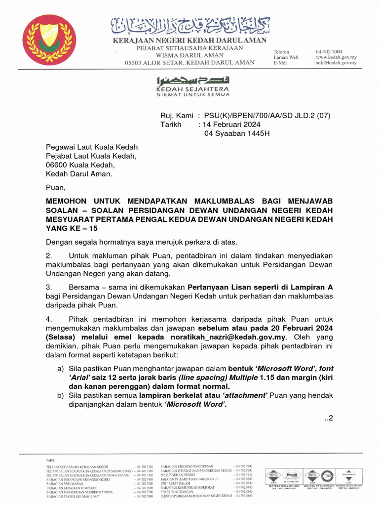 SD - Pej Laut Kuala Kedah | PDF