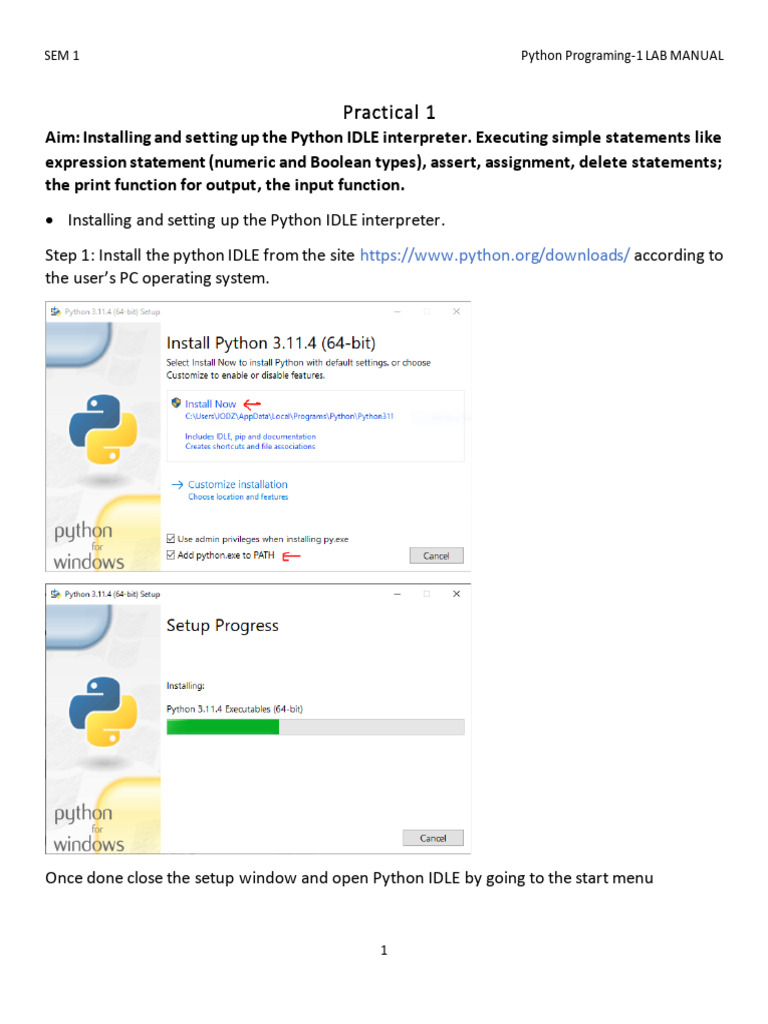 Python Programs Basics | PDF | Python (Programming Language) | Computer Program