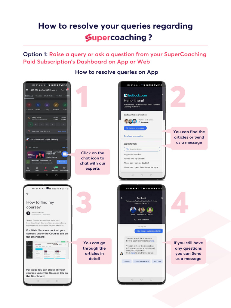 Resolve Your Queries Regarding SuperCoaching | PDF | Career & Growth ...