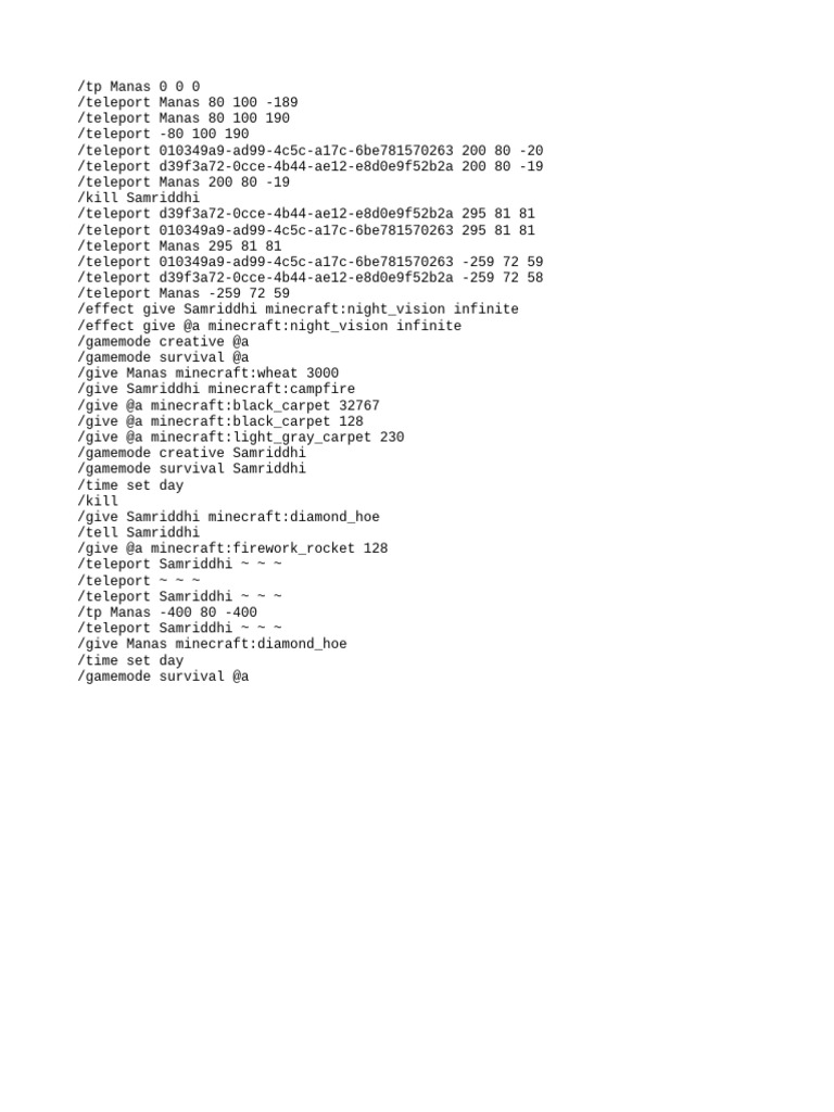 Command History | PDF