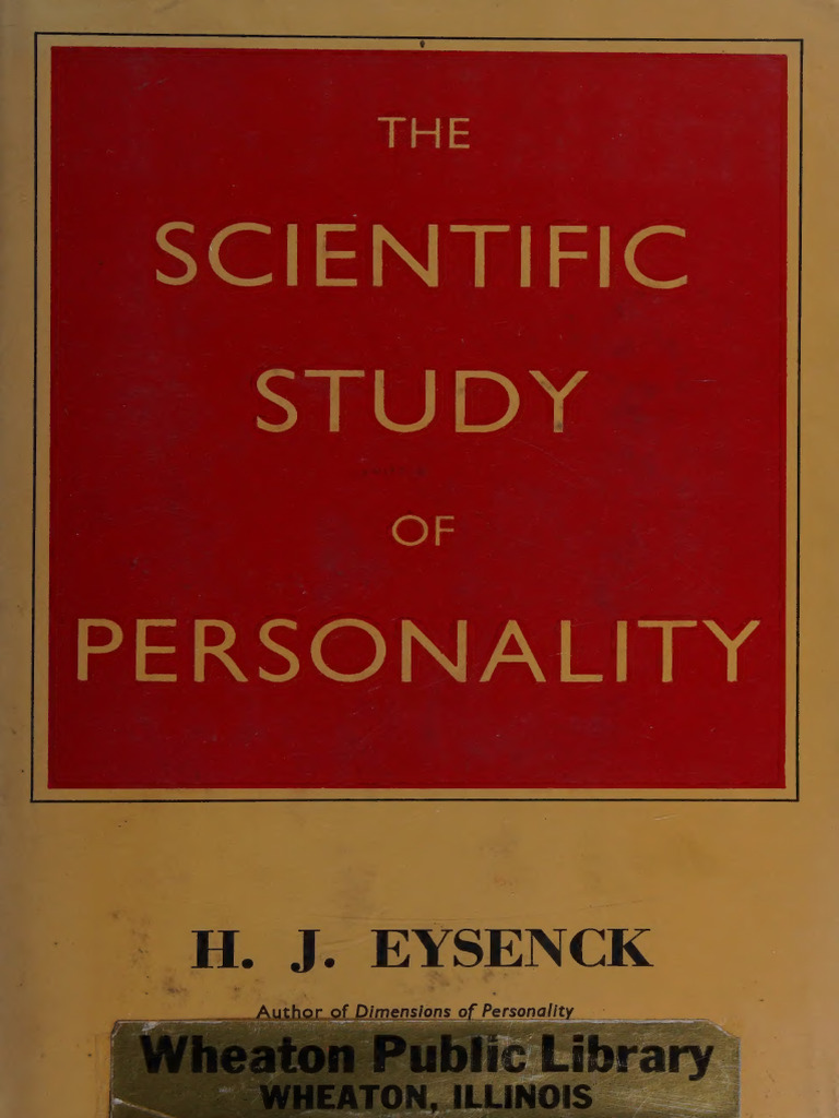 H. J. Eysenck: of Pe | PDF | Hypothesis | Science
