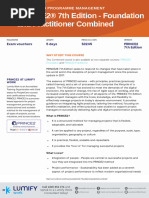 PRINCE2 Cheat Sheet | PDF | Project Management | Risk Management