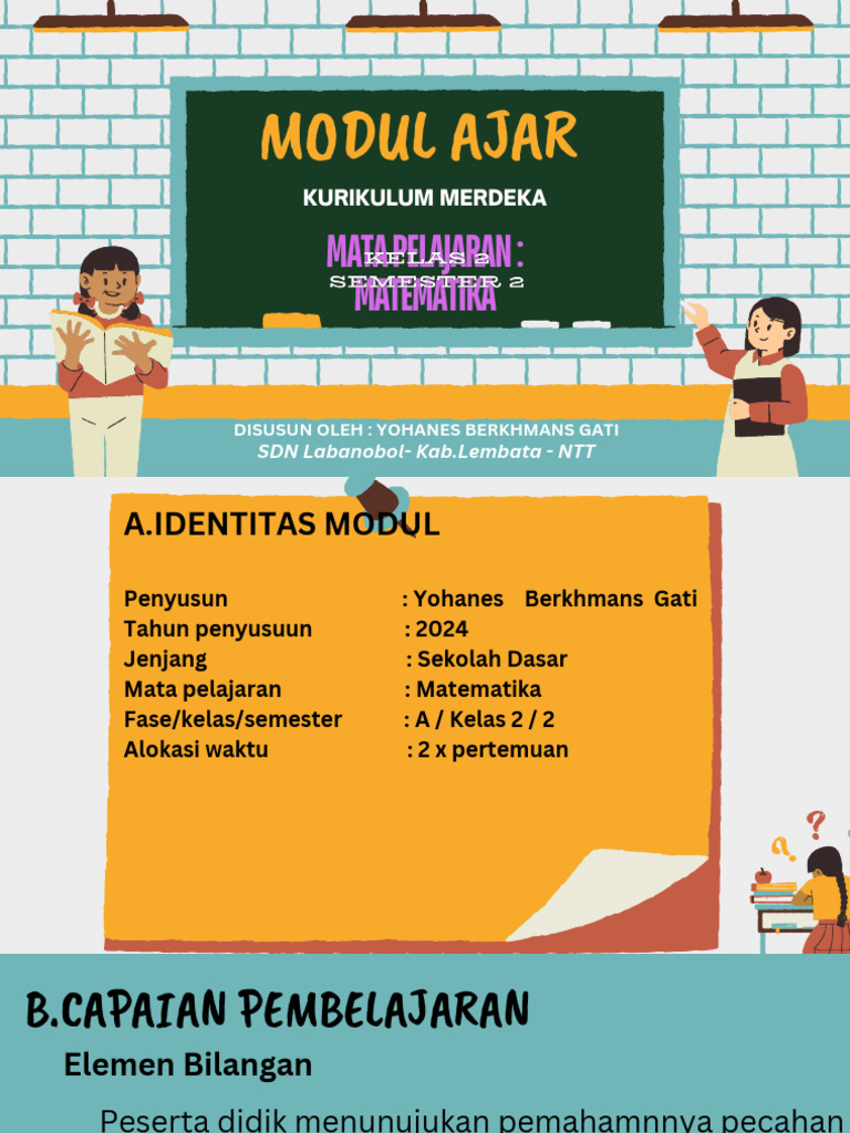 Modul Ajar Perkalian Kelas 2 SD | PDF