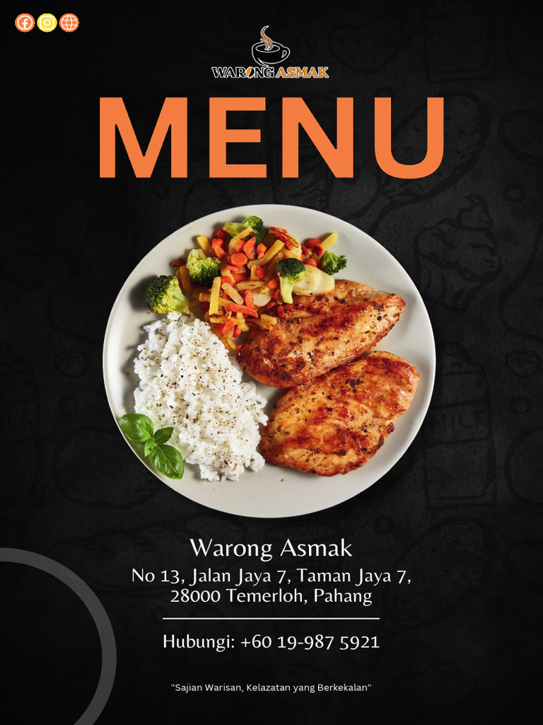 Warong Asmak Menu Temerloh | PDF | Foods | Asian Cuisine