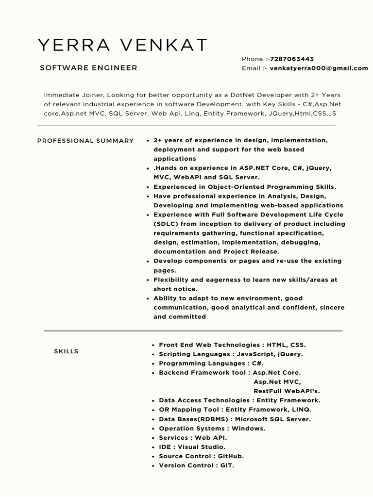 Yerra.venkat | PDF | J Query | Entity Framework