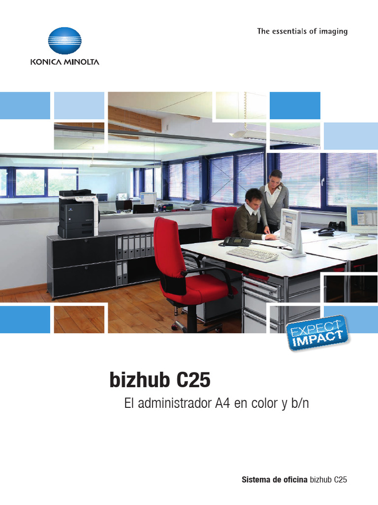 Konica Minolta Brochure BH 25 (español) | PDF | Fax | Impresora ...