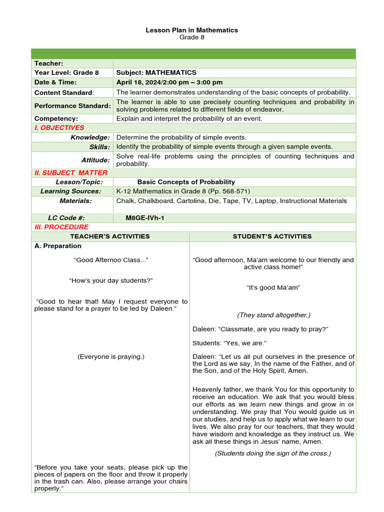 Basic Concepts of Probability | PDF | Probability | Learning