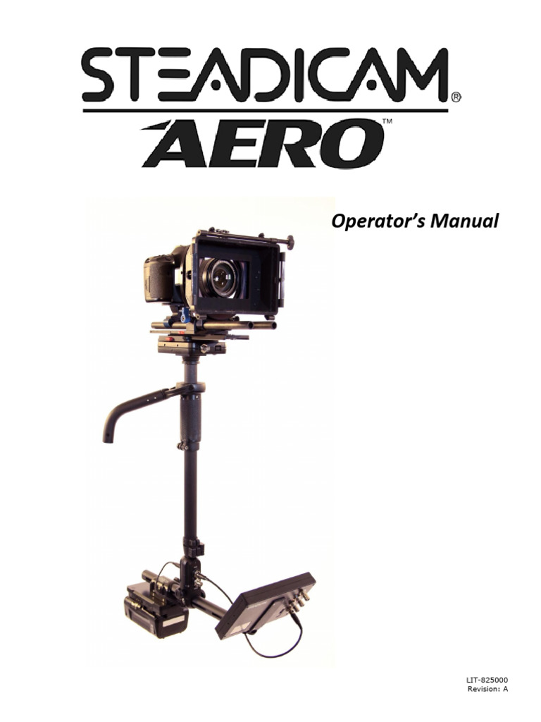 Steadicam Aero Operators Manual | PDF | Camera