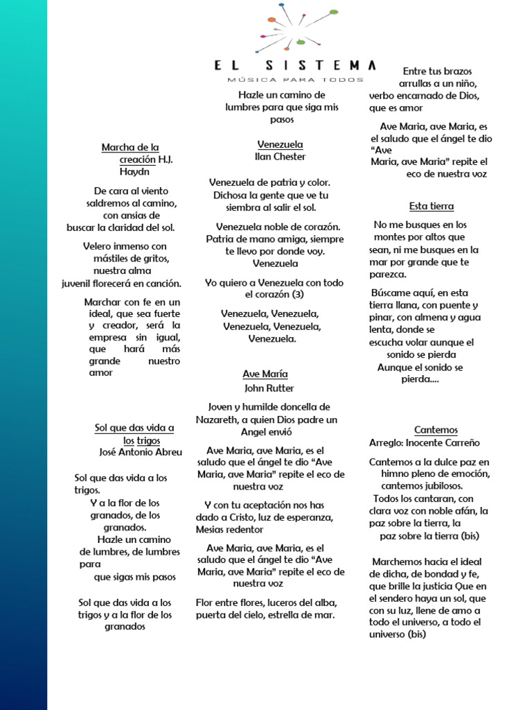 Canciones Record Ginés (Letra) | PDF