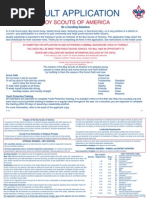 BSA Merit Badge Blue Card Blank | PDF | Scouting | Scouting And Guiding