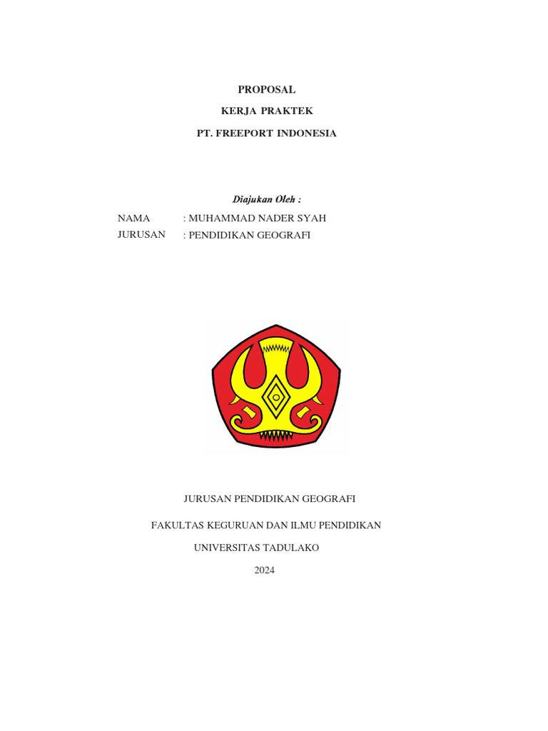 Proposal Pengajuan | PDF