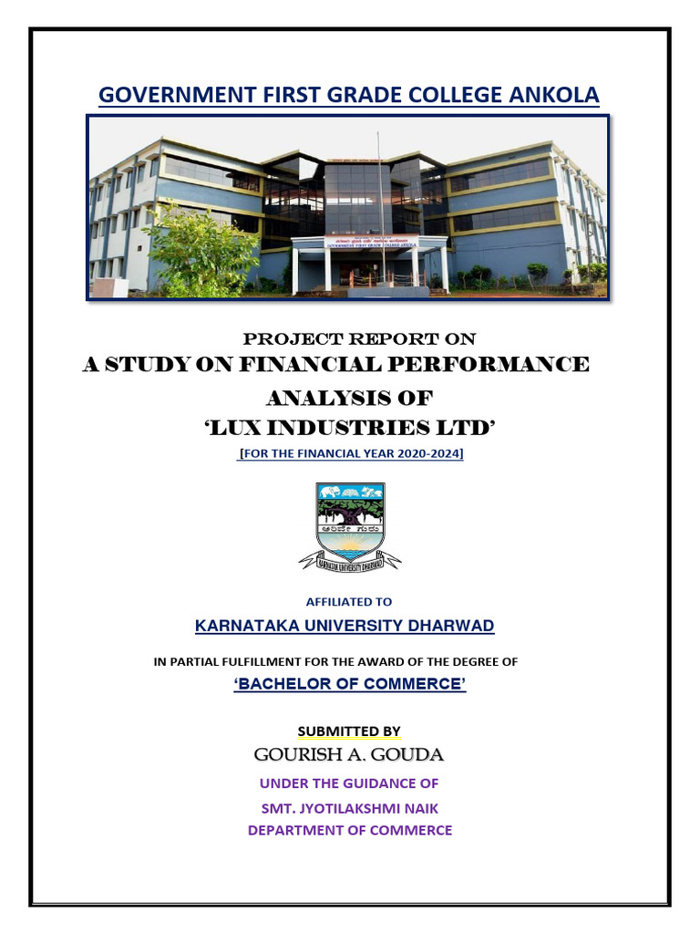 Gourish A Gouda | PDF | Stock Exchange | Business Economics