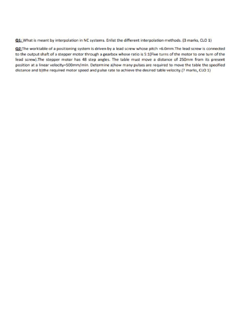 Past Paper 7th | PDF