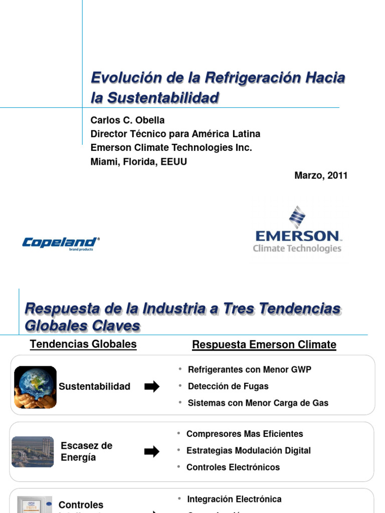 Evolución de La Refrigeración Hacia La Sustentabilidad by Carlos Obella ...