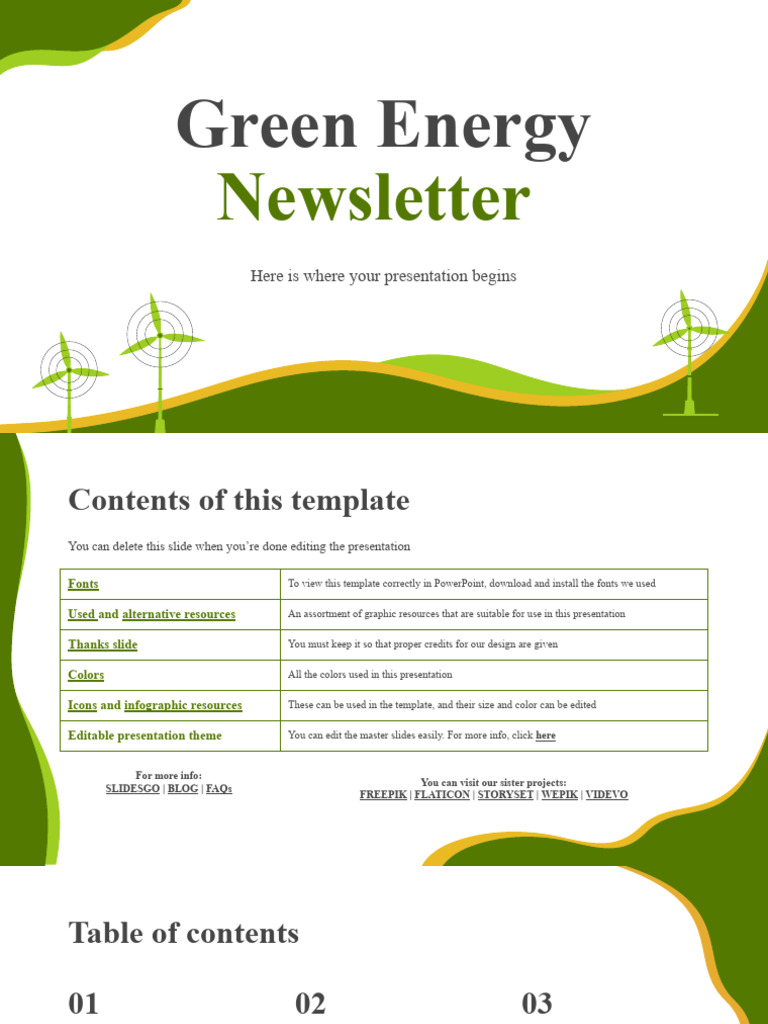 Green Energy Newsletter Overview | PDF | Social Media | Popular Culture ...