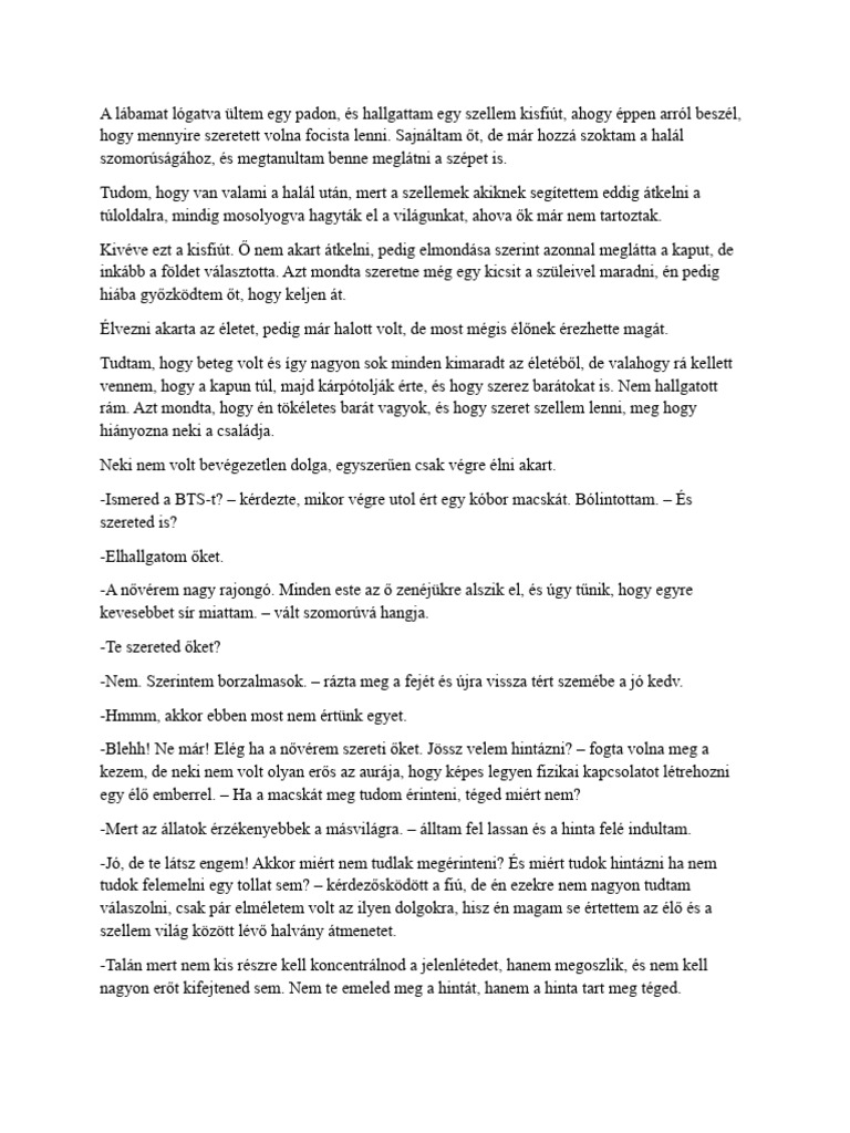 Szellemes Találkozás | PDF