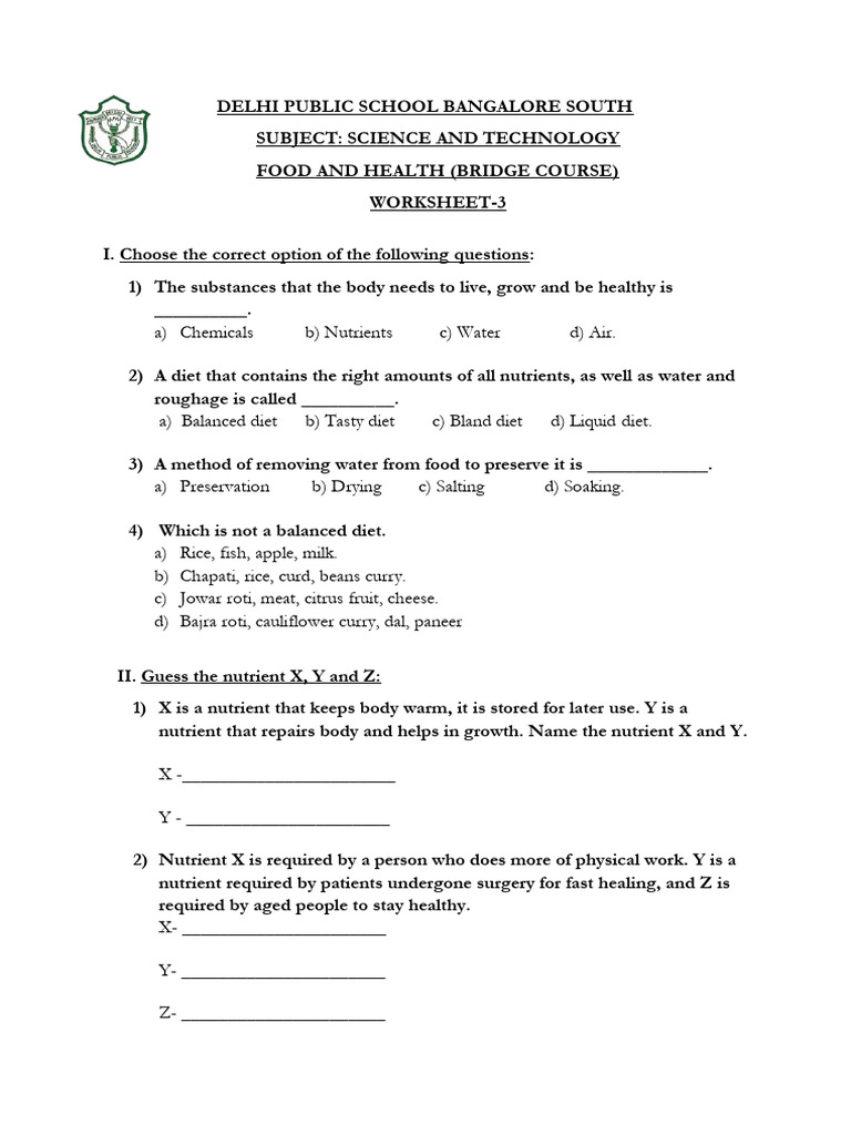 Science Worksheets Bridge Course 3 & 4 - Vi | PDF | Atmosphere Of Earth ...