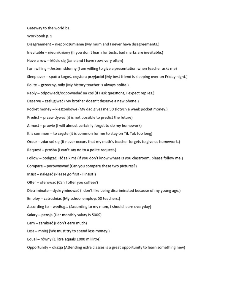 Vocabulary Workbook: Key Terms Explained | PDF | Language Arts & Discipline