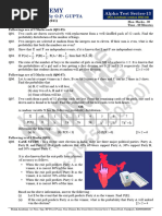 CLASS 12 - Probability Case Studies - KST STUDY POINT | PDF
