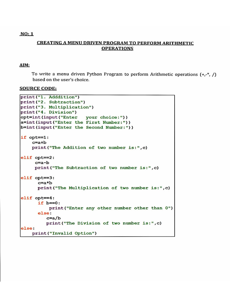 Practical File - Class 12 | PDF