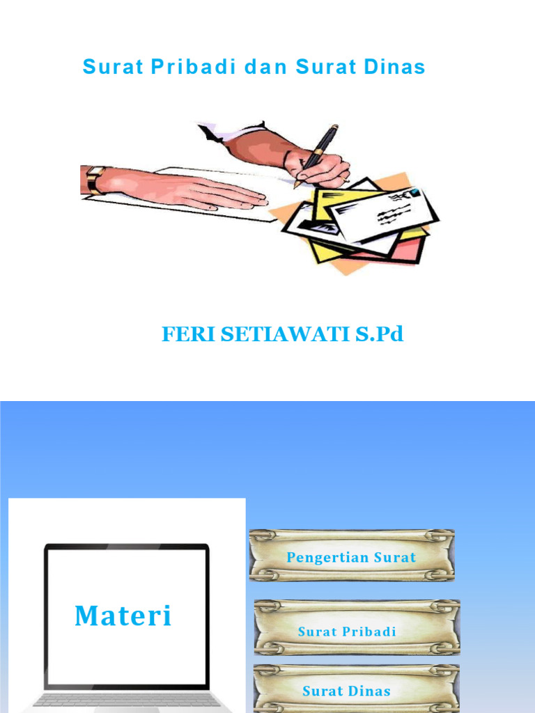 Panduan Surat Pribadi dan Dinas | PDF
