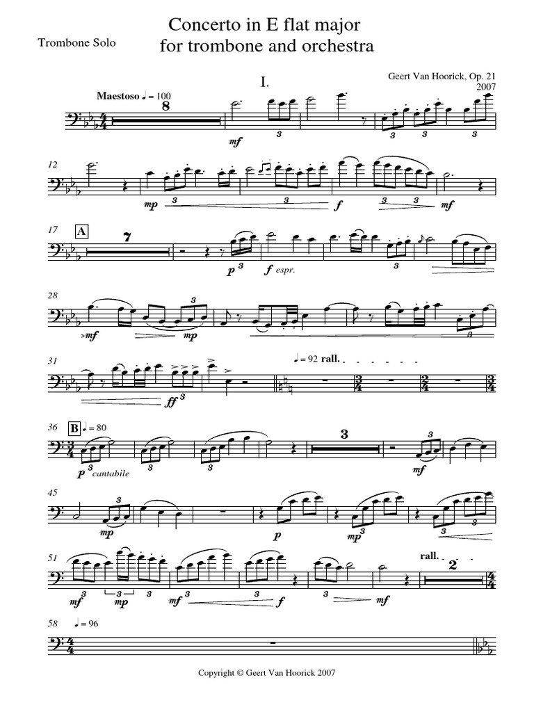 Concerto Van Hoorick | PDF | Musical Forms | Music Theory