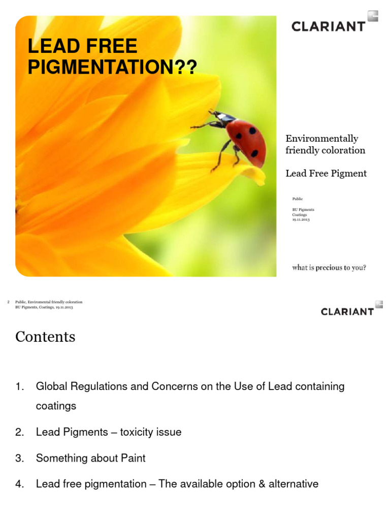 03 Clariant IPEN | PDF | Pigment | Paint