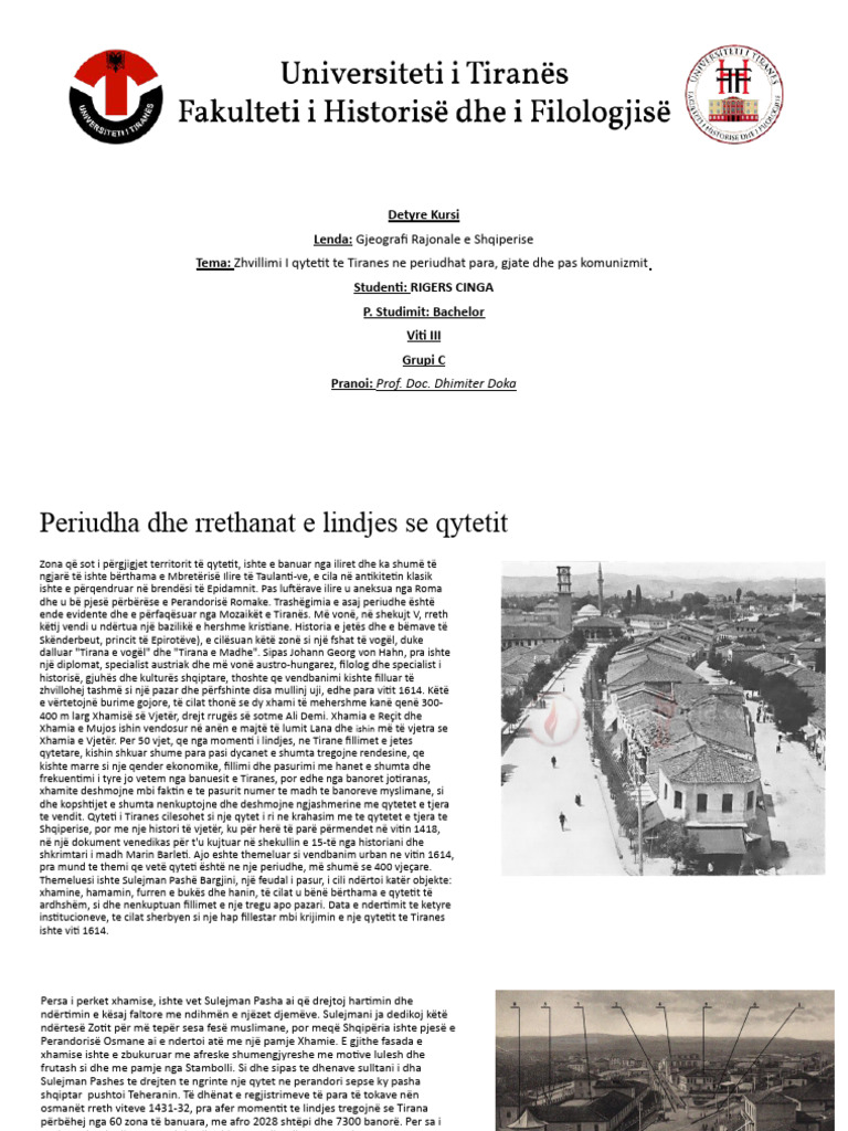 Gjeo. Rajonale e Shqiperise | PDF