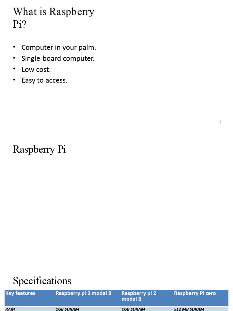 Rasberry Pi | PDF | Raspberry Pi | Computer Architecture