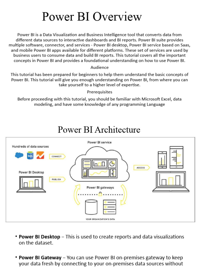 Power BI Overview | PDF | Software | Computing