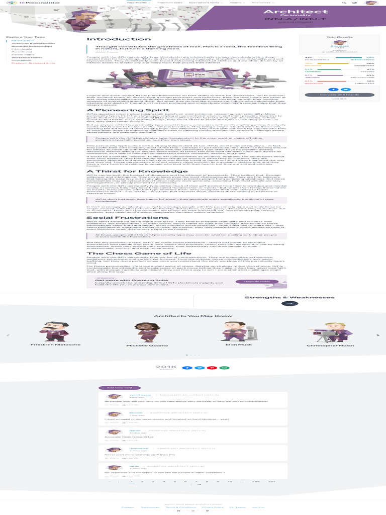 Introduction | INTJ Personality (Architect) | 16Personalities | PDF | Thought | Personality Type