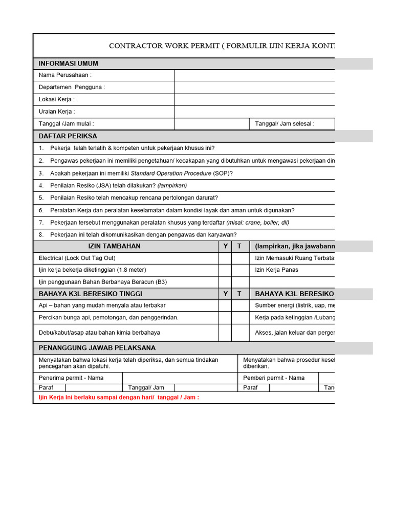 Work Permit | PDF