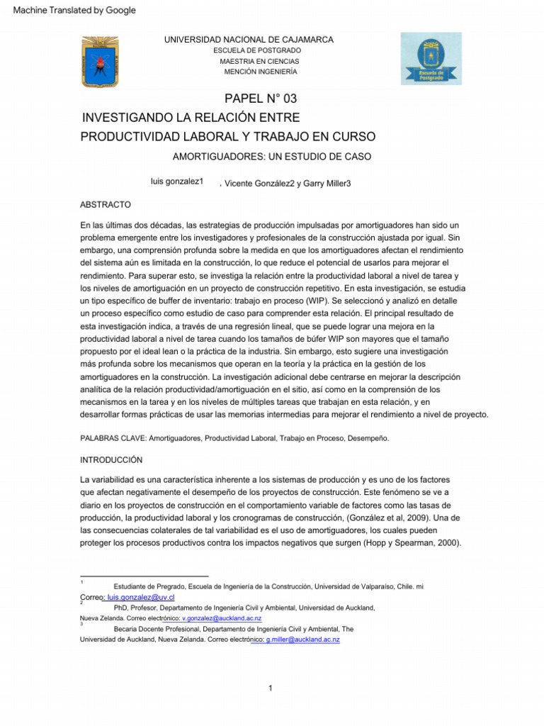 Impacto de Buffers WIP en Construcción | PDF | Almacenador ...