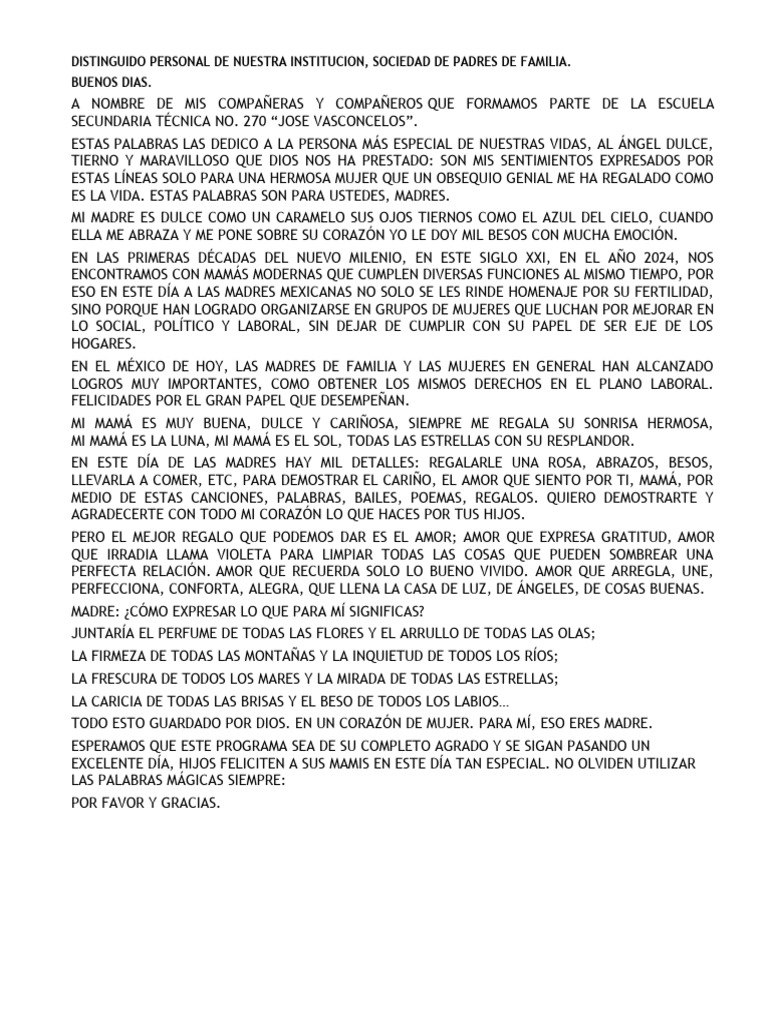 Distinguido Personal de Nuestra Institucion | PDF | Amor