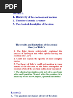 PW Atomic Structure Notes Class 11 | PDF