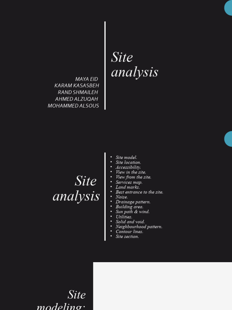 Site Analysis | PDF
